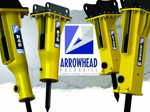 Arrowhead Rockdrill - R40 Hydraulic Hammer (40mm) - Compact R Range | Causeway Plant