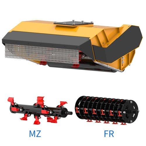 FEMAC FLAIL / MULCHER - T11 MZ130 6.0T-12.0T (Hammer or Blade Rotor ...