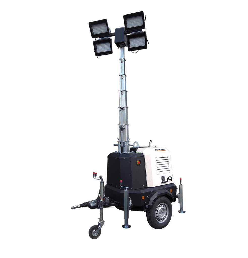 GENERAC Lighting Tower - IQ20 Yanmar (4 x 320W LED) | Causeway Plant