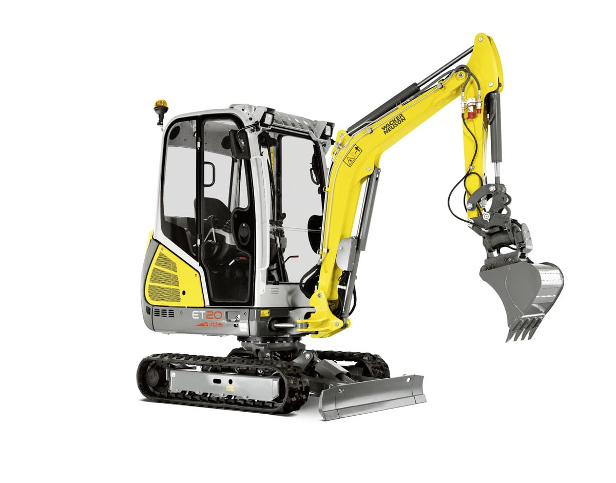 Wacker Neuson ET20 Excavator Studio Image | Causeway Plant